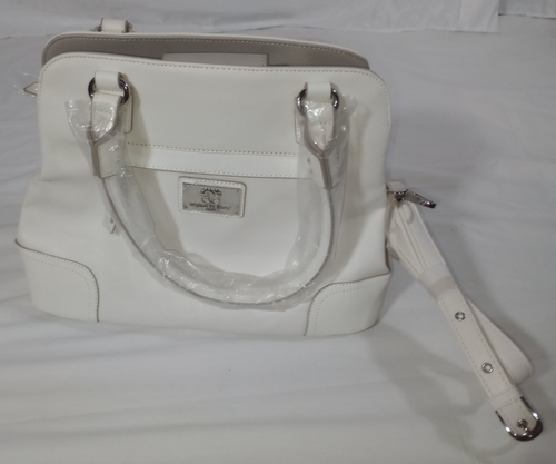 Original by Sharif 1827 White Handbag | NWT | Designer Satchel | eBay