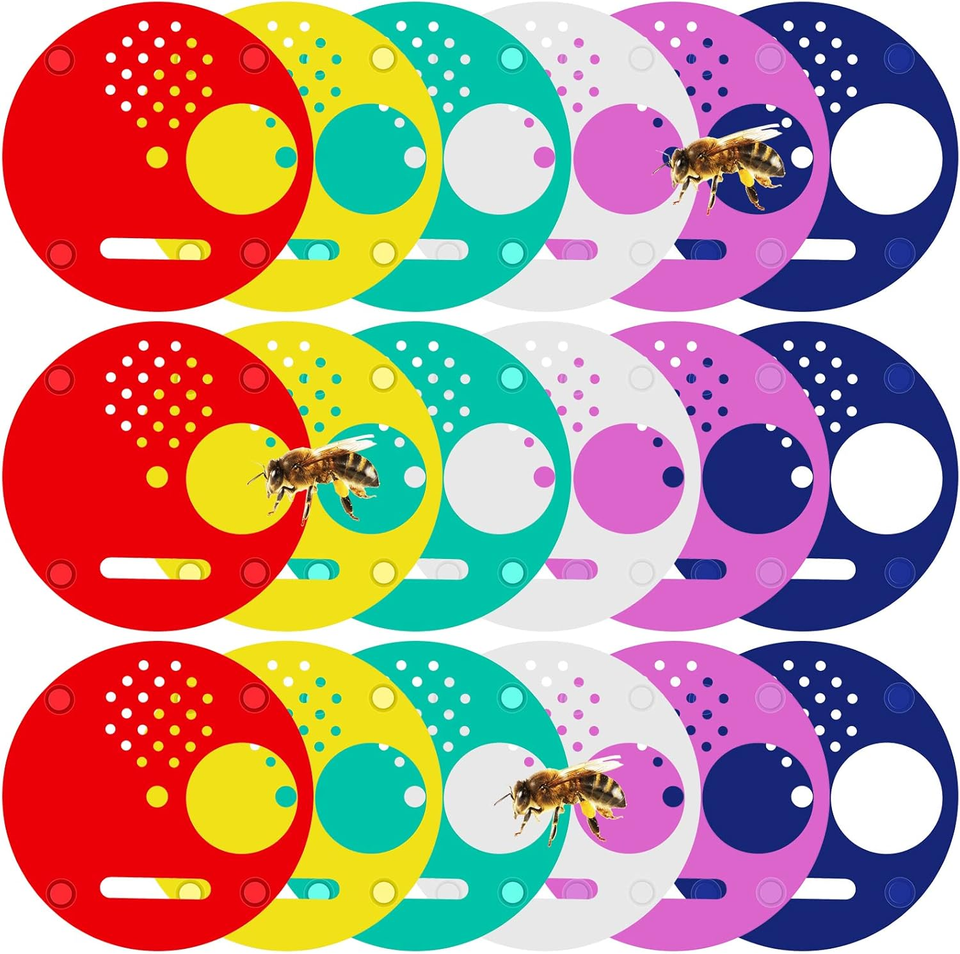 60 Pcs Plastic Bee Hive Entrance Discs for Beekeeping Equipment and ...