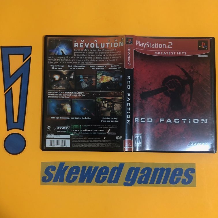 Red Faction - cib - PS2 PlayStation 2 Sony 752919460030 | eBay