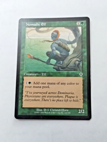 MTG Nomadic Elf Invasion 200/350 Regular Common - Uncirculated | eBay