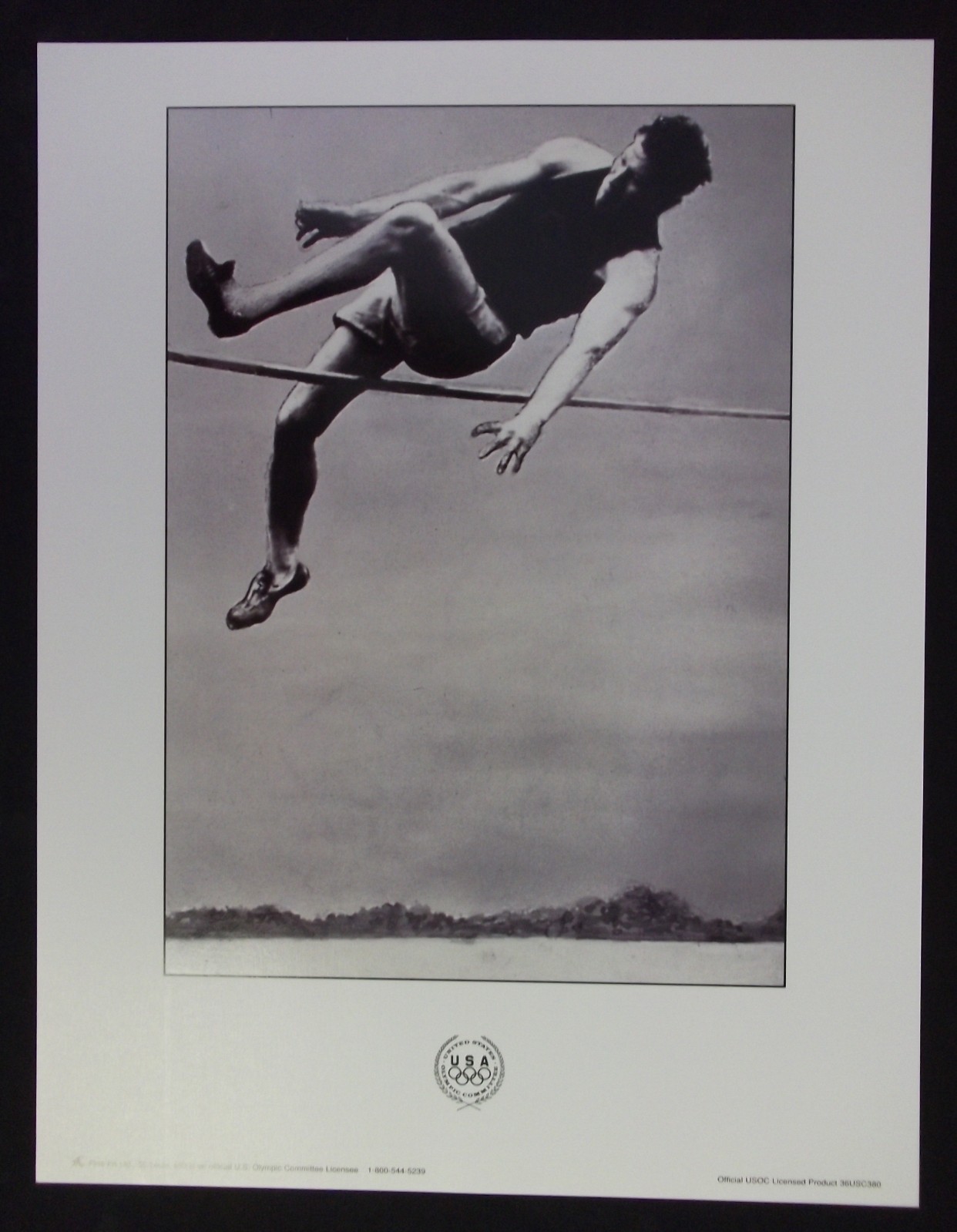 OLYMPIC POSTER - JIM THORPE - HIGH JUMP | eBay