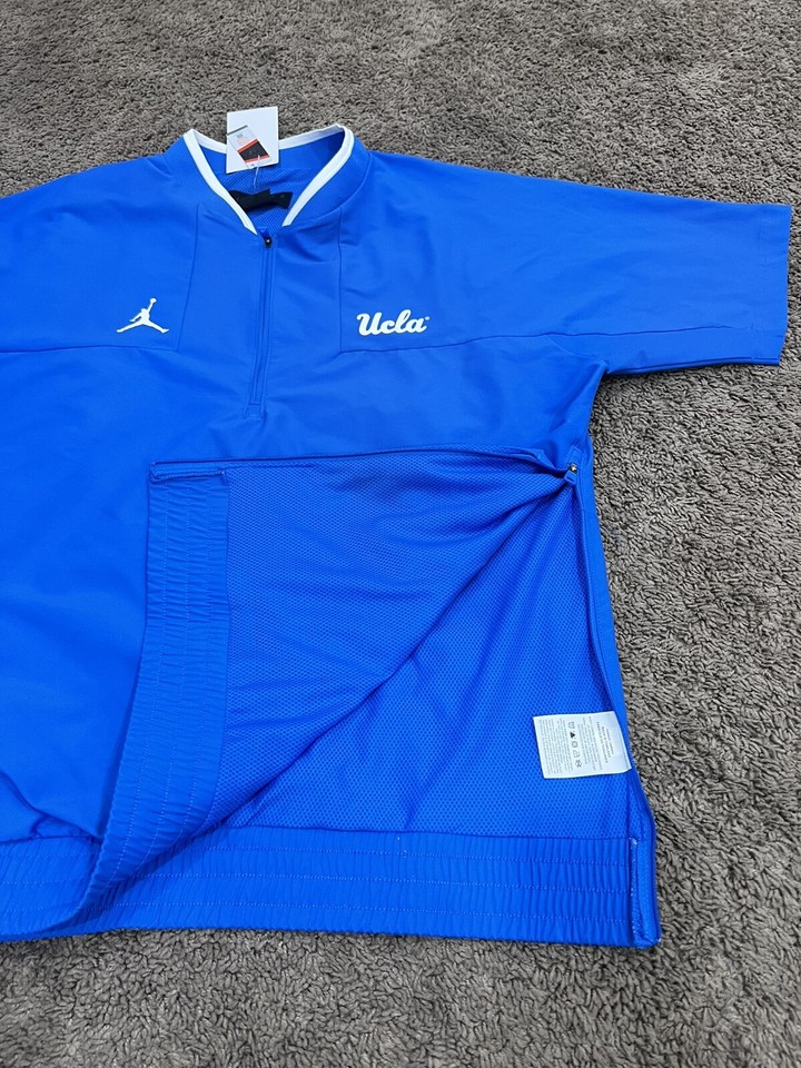 Nike Jordan UCLA Bruins Coaches Football 1/4 Zip Jacket Size Large ...