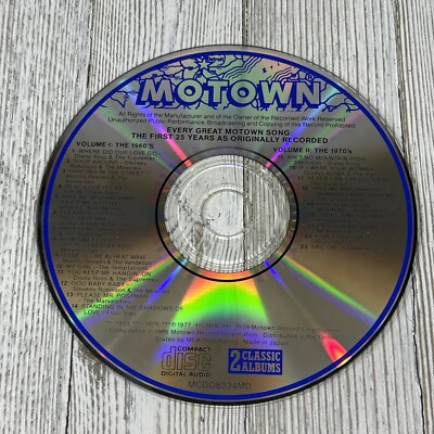 Every Great Motown Song: The First 25 Years As Originally Recorded CD ...