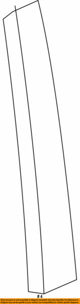 75076-42080 Toyota Moulding sub-assy, rear door, outside lh 7507642080 ...