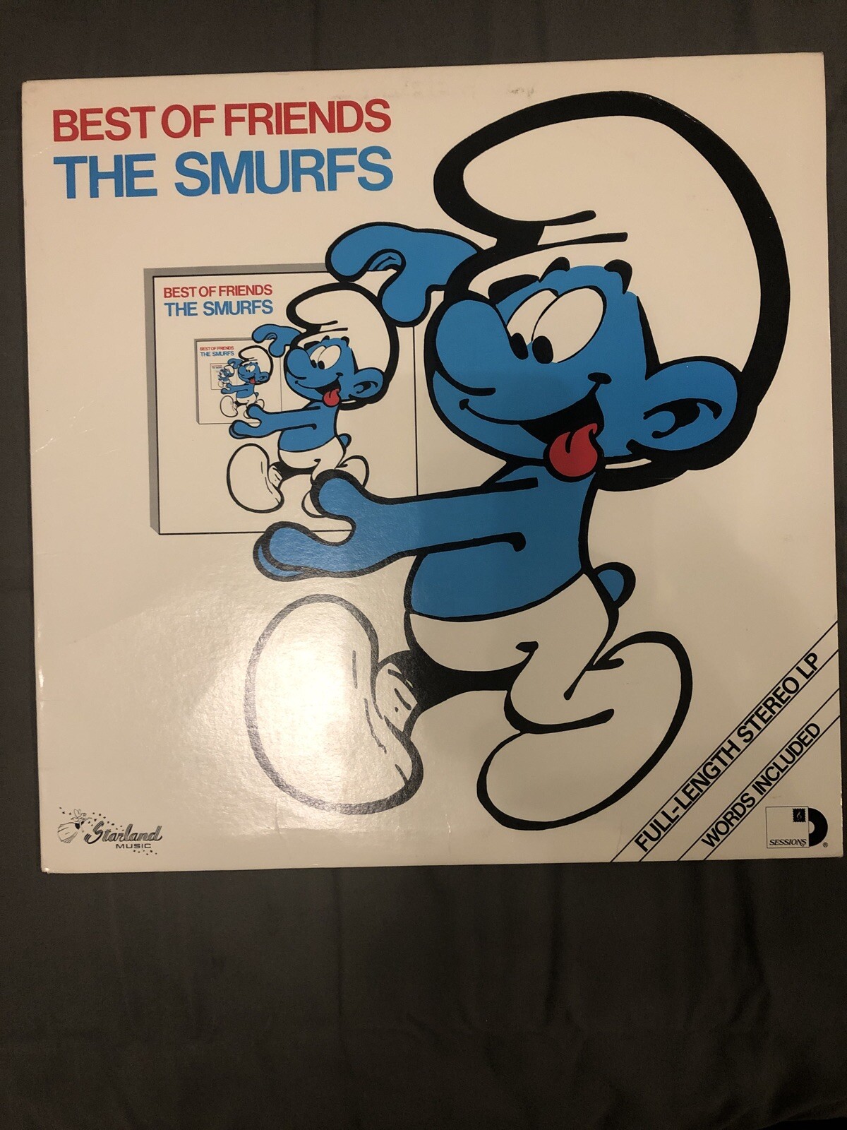 Best Of Friends The Smurfs LP Vinyl Record Album, Starland Music ARI ...