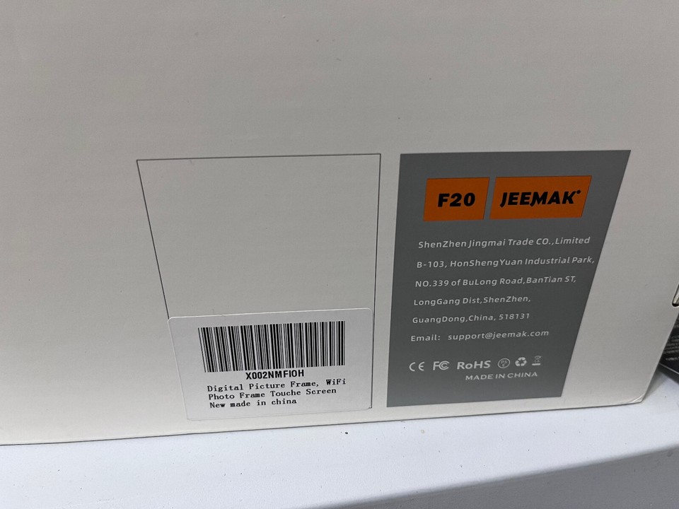 Jeemak Smart Photo Frame,10.1in IPS Screen, 16Gb, Wireless Sync, WIFI ...