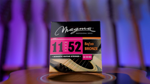 Magma Acoustic Guitar Strings Extra Light Gauge 80/20 Bronze Set, .009 - .046 (G | eBay