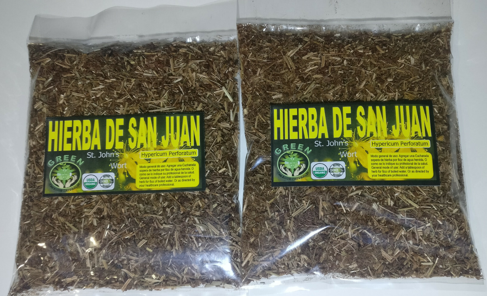 St. John's Wort Tea Hierba de San Juan Pericon Hypericum perforatum C/S ...
