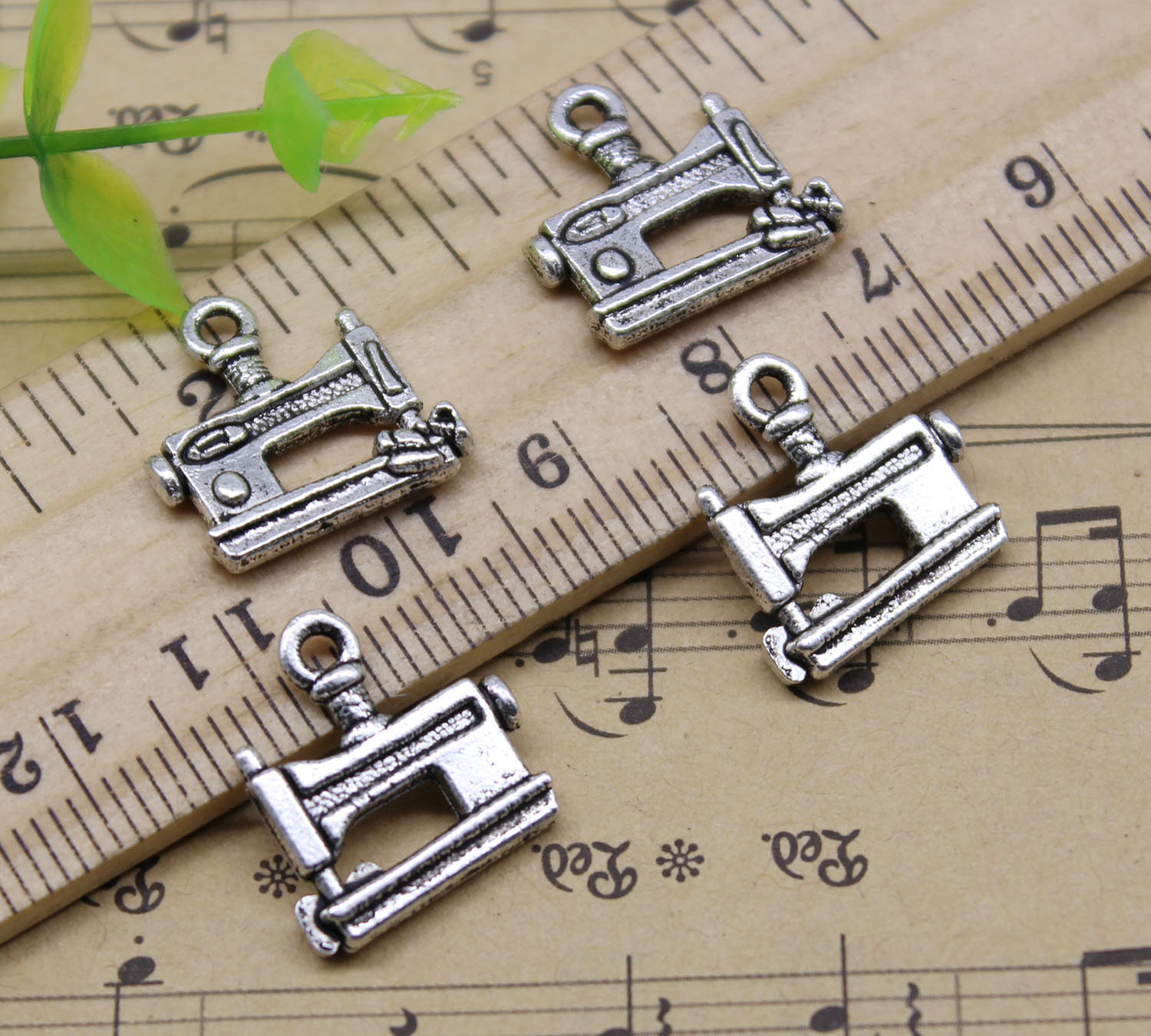 10/20/60pc Jewelry Making DIY Sewing Machine Alloy Charm Pendant ...