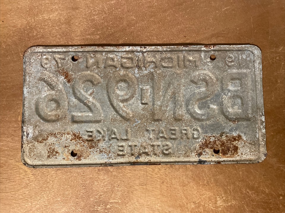 1979 1983 Michigan License Plate # BSN-926 | eBay