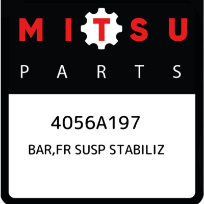 4056A197 Mitsubishi Bar,fr susp stabiliz 4056A197, New Genuine OEM Part ...
