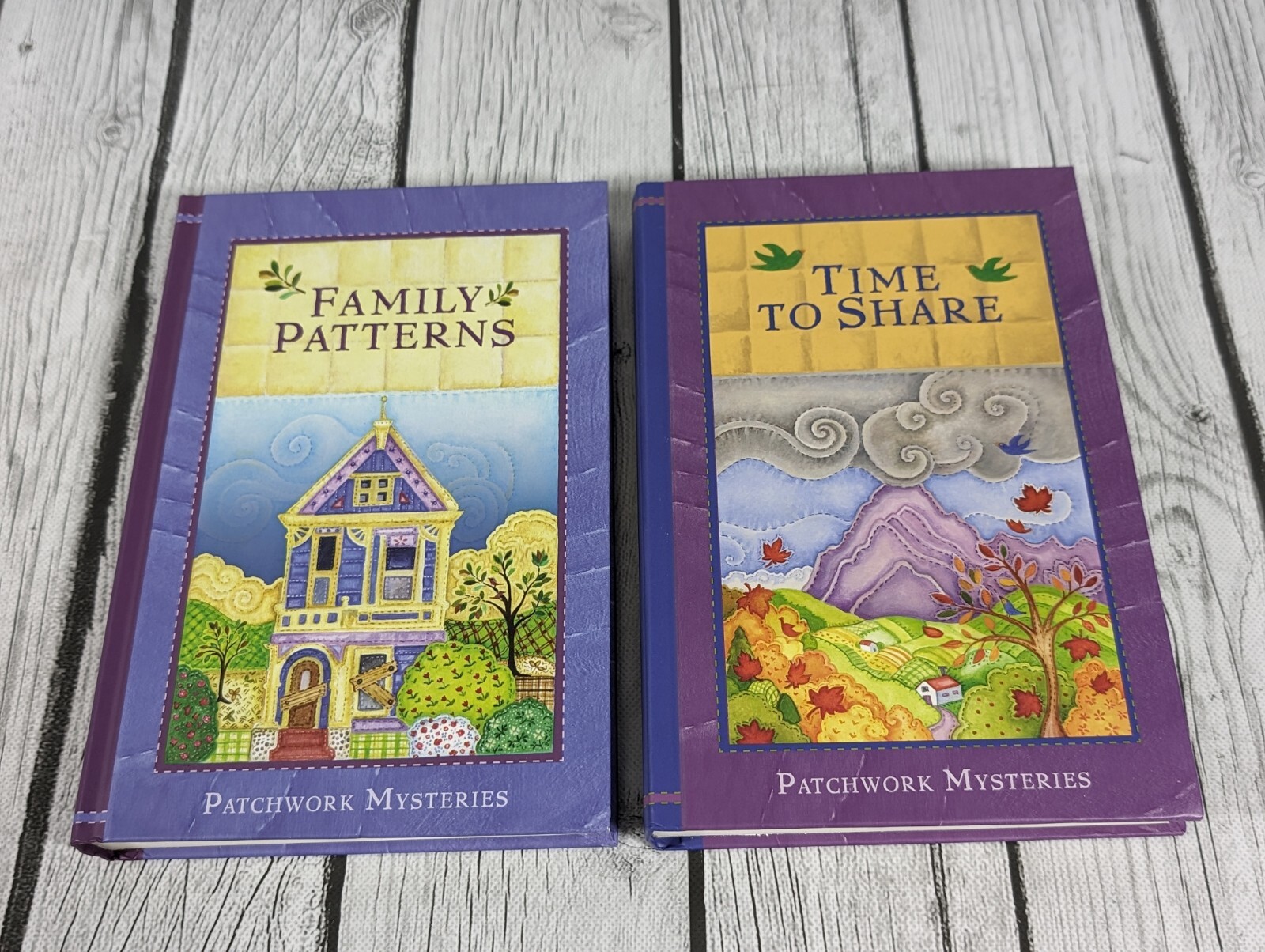 Lot of 2 Patchwork Mysteries Mystery Books Family Patterns & Time To ...