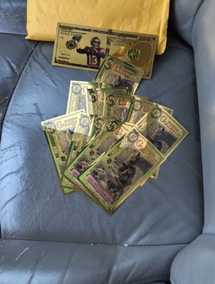 11 2025 1/2 24k Florida Gold Backs And 1 SF Gold Foil | eBay