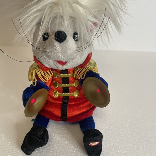 Gemmy Music Motion Christmas Band Mouse Cymbals Sings Jingle Bells | eBay