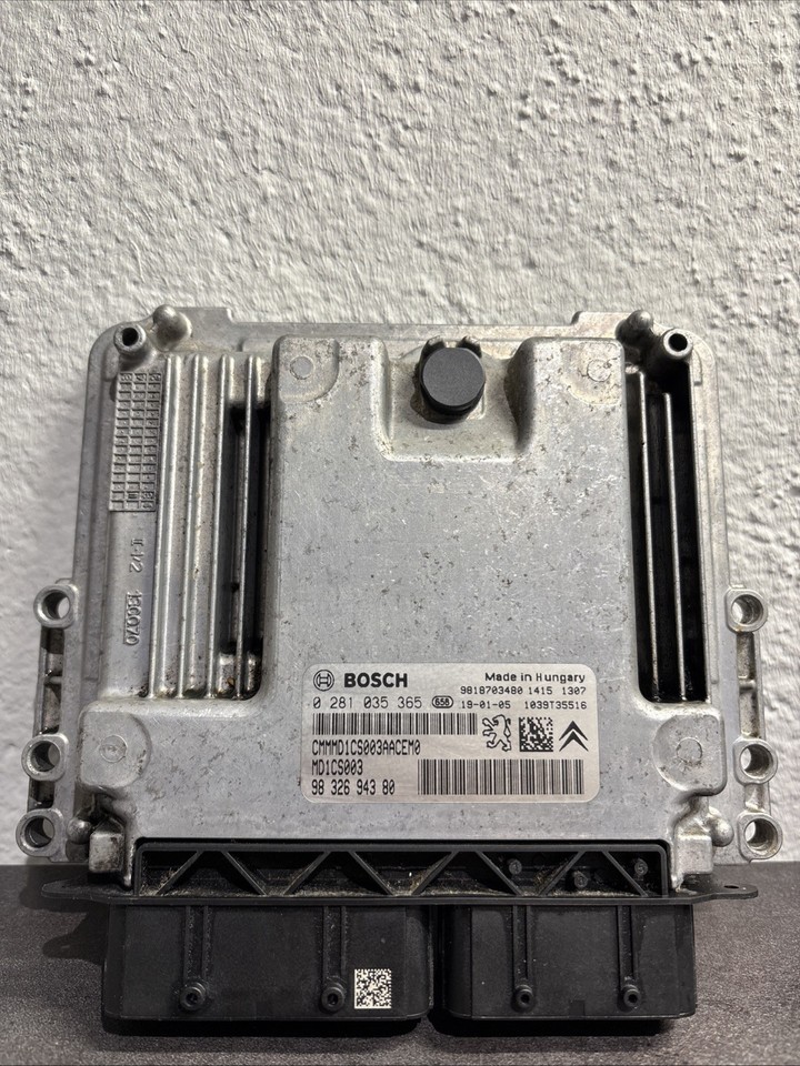 C287 Engine Calculator BOSCH MD1CS003 0281035365 PEUGEOT CITROEN 208 ...