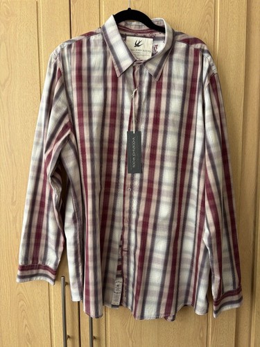 Men's Rocha John Rocha Plaid Long-Sleeve Shirt - Size 2XL - New With ...