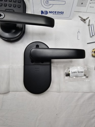 NICE DIGI Smart Keypad Door Lock with Handle: Keyless Entry | eBay