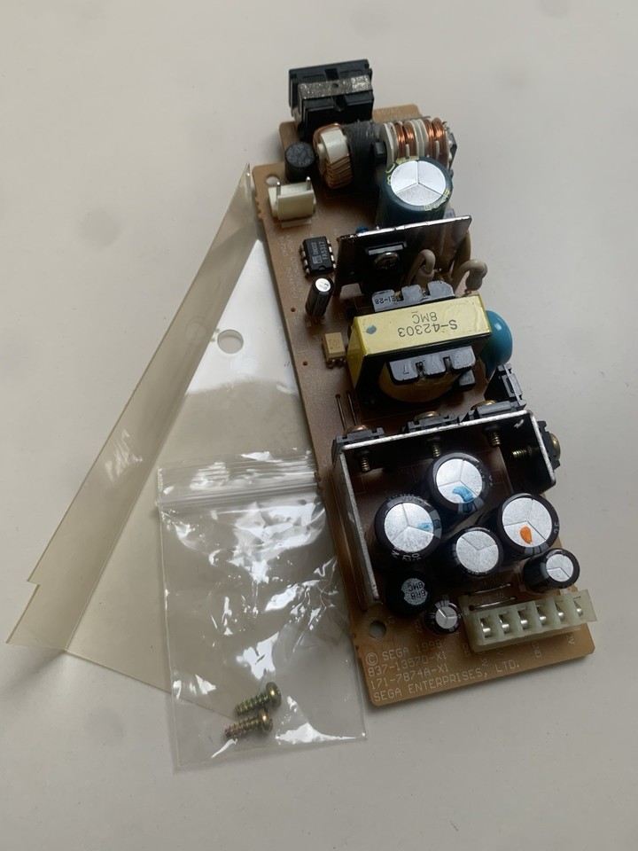 Official Sega Dreamcast Console Internal Power Supply Unit PSU UK 220 ...