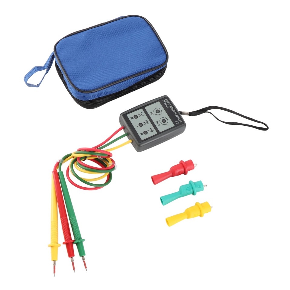 3 Phase Alternating Current Phase Meter Compact 3P Alternating Current ...