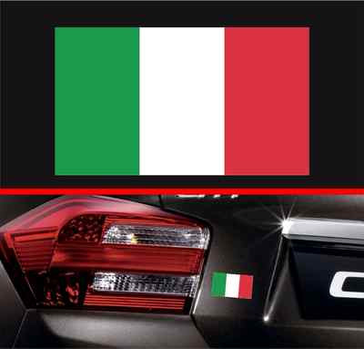 4" Italian Flag Vinyl Decal Bumper Sticker Italy Flag Macbook Decal Car ...