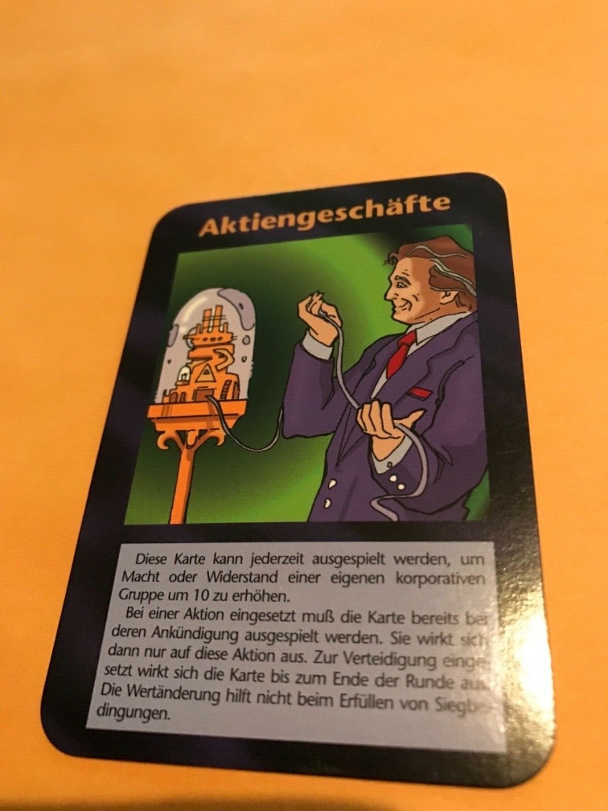 AKTIENGESCHÄFTE : Illuminati German INWO CCG 1996 Plot TCG card; Stock ...