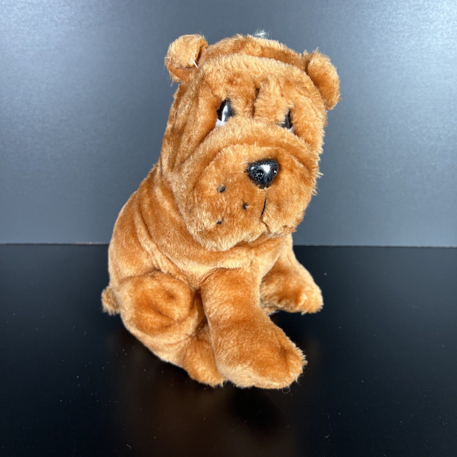 Vintage Liberty Toy Co Shar Pei Wrinkle Dog Puppy Plush Stuffed Animal ...