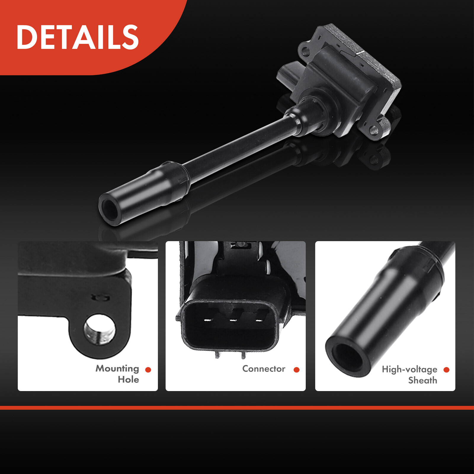 Ignition Coil for Mitsubishi Lancer CG Grandis BA Galant EA 2.4L 4G64 ...