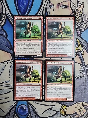 4x Thundercloud Shaman - NM/LP Mixed Sets C15 Lorwyn MTG Magic | eBay