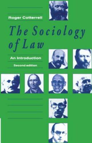 Sociology of Law : An Introduction by Roger Cotterrell (2005, Uk-Trade ...