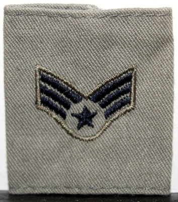 US Air Force Senior Airman SRA Rank Insignia Air Battle Uniform ABU Tab ...