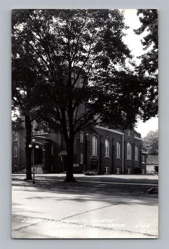 Postcard WI Fort Atkinson Wisconsin Frieden's Evangelical Church RPPC ...