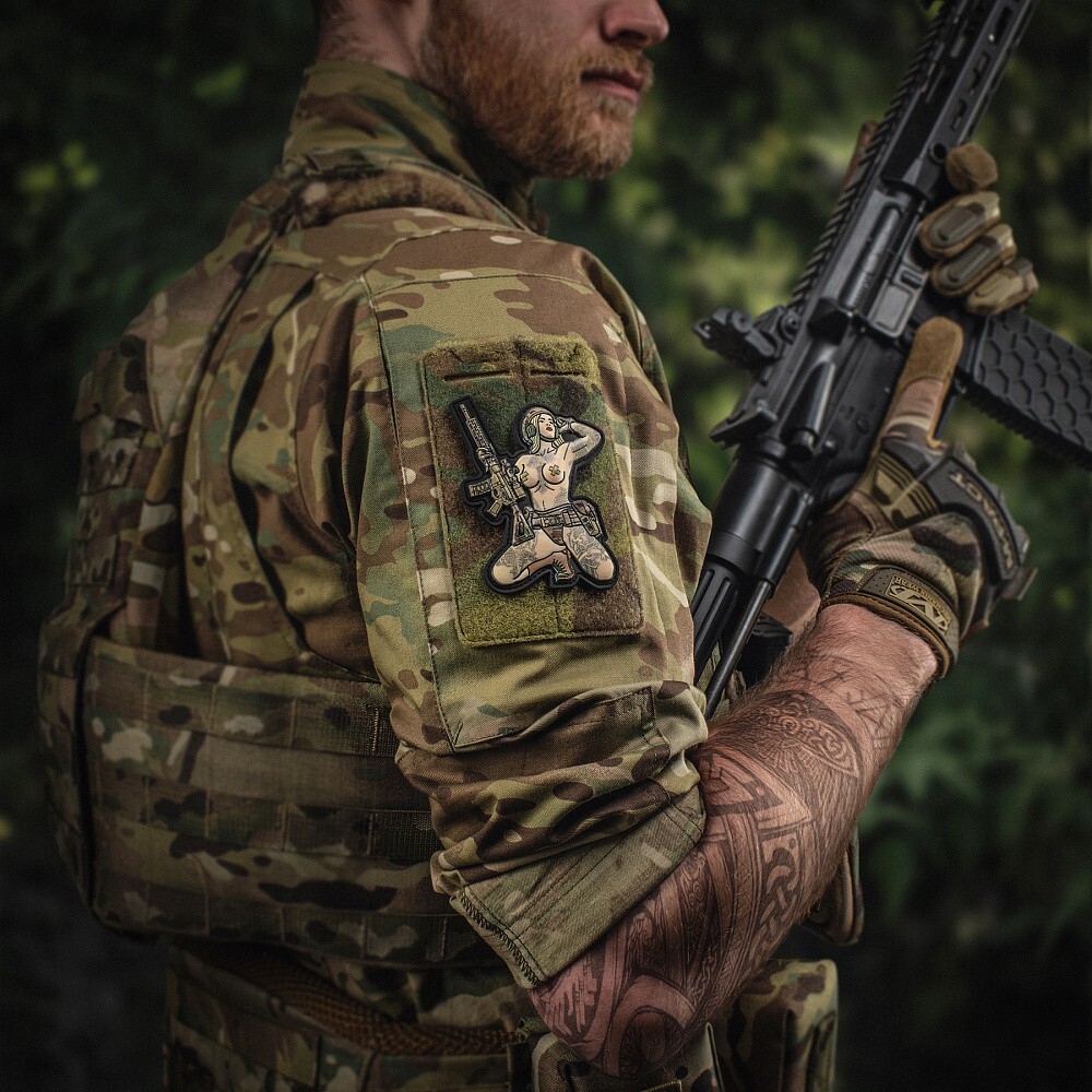 TACTICAL GIRL #1 SKANDINAVIK TATTOOS Ukrainian Morale Patch MILITARY ...