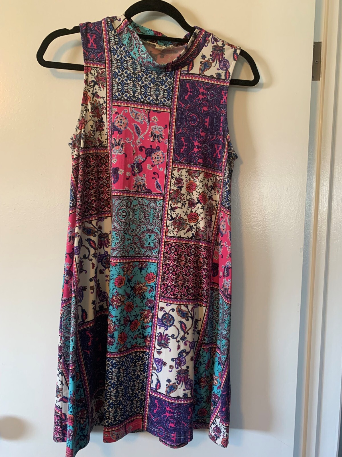 Pink Rose size small vibrant summer dress - beautiful & very ...