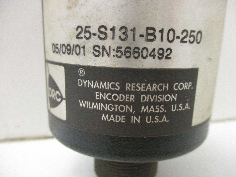 *NEW* DYNAMICS RESEARCH CORP 25-S131-B10-250 ENCODER | eBay