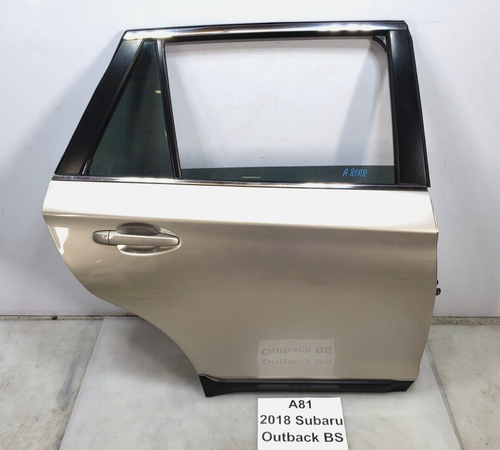 15-19 OEM Subaru Outback Rear Passenger Side Door Shell Panel Silver w ...