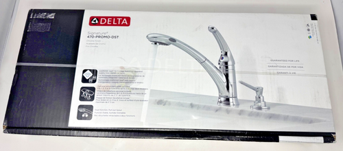 Delta Signature Single Handle Pull-out Kitchen Faucet,No 470-PROMO-DST ...