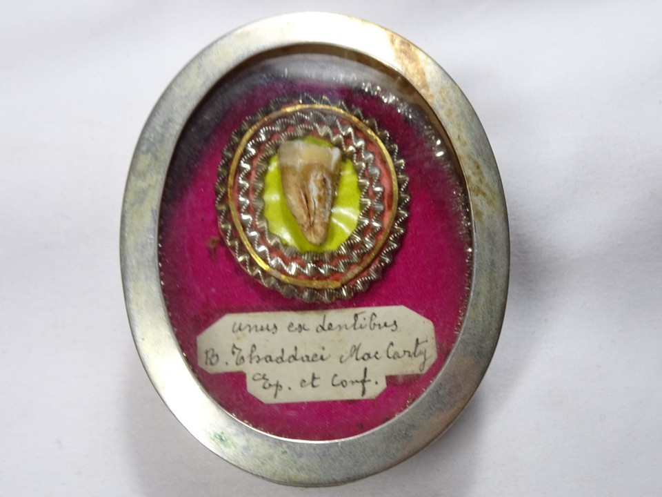 Reliquary Relic St. Thaddeus McCarthy | eBay