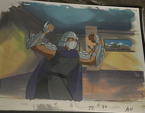 Teenage Mutant Ninja Turtles Animation Production Cel Printed ...