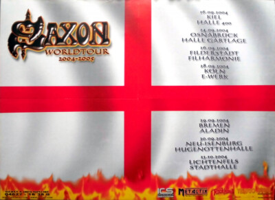 SAXON - 2004 - Plakat - Live In Concert - World Tour - Poster | eBay.de