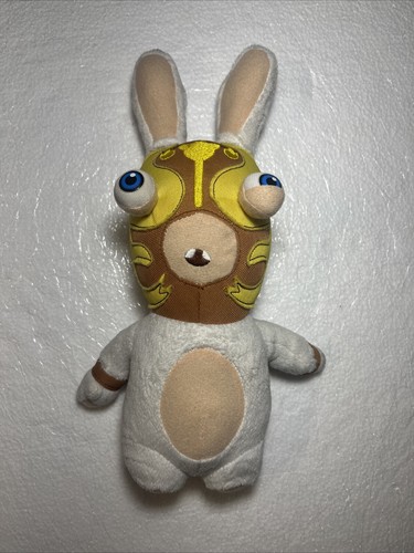 2014 Rabbids Invasion Approx 11" Loco Libre Wrestler Rabbit Stuffed ...
