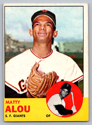 1963 TOPPS #128 MATTY ALOU GIANTS | eBay