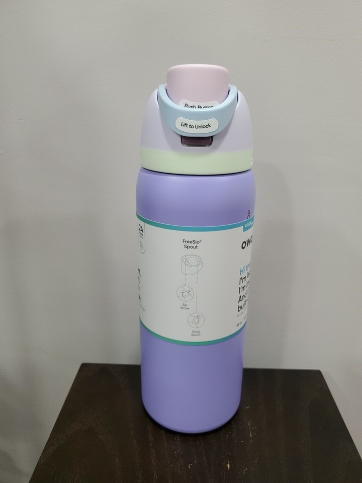 Owala FreeSip Stainless Steel Bottle / 32oz / Color: Lotsa Lilac *read ...
