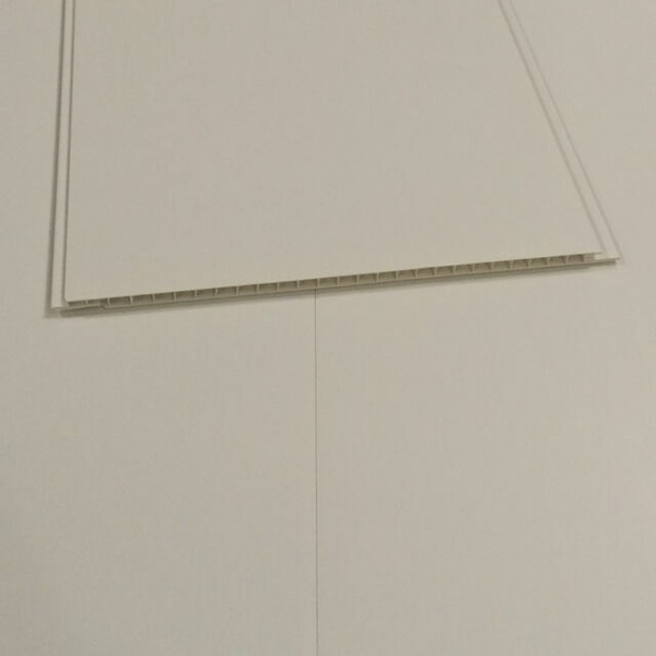 Matt White 3m Long Decor Cladding Plastic Bathroom Wall and Ceiling ...