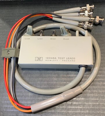 HP Keysight AGILENT 16048A Test Leads BNC Test Cable for LCR Meter FREE ...