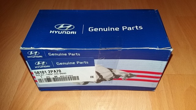 Genuine Hyundai Santa FE Front Brake Pad Kit 581012PA70 for sale online ...