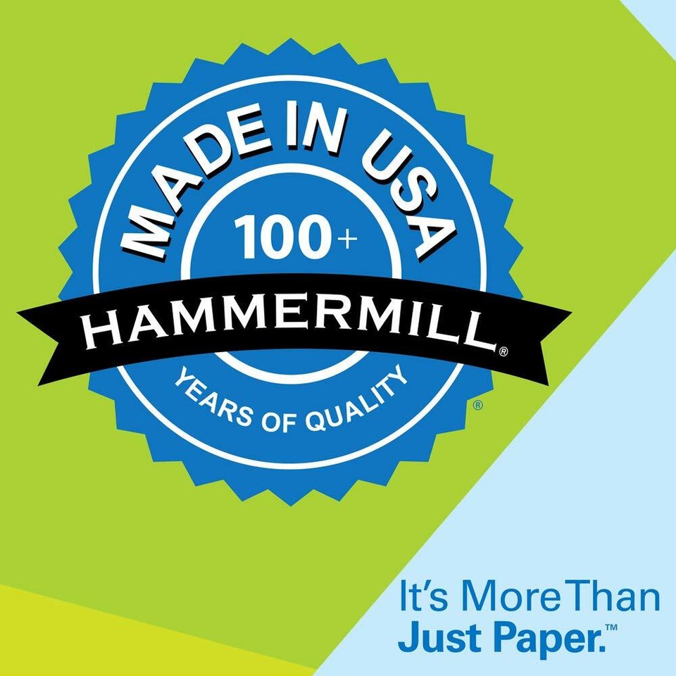 Hammermill Paper, Copy Paper, 20lb, 8x11, 10 Ream Case, 92 Bright ...