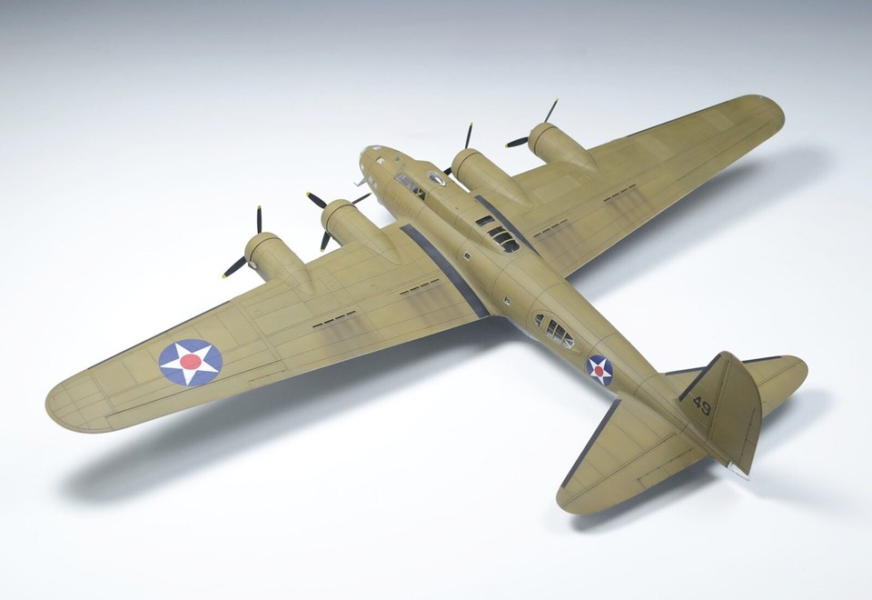 WOLFPACK 1/72 B-17C Flying Fortress USAAF Heavy Bomber Premium Model ...
