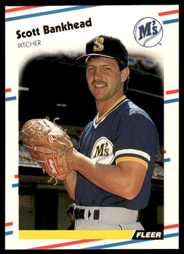 1988 Fleer Baseball Card Scott Bankhead Seattle Mariners #368 | eBay