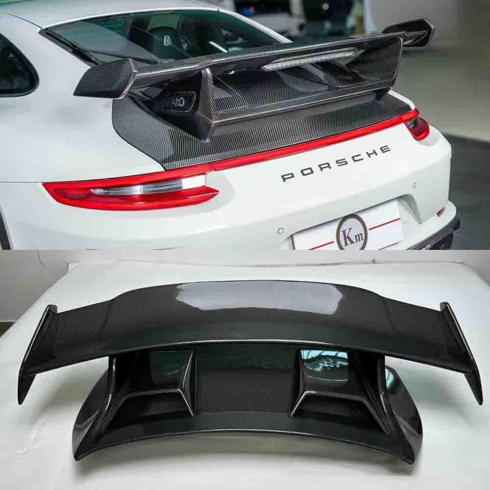 Fits Porsche Carrera 911 991 Carbon Fiber Rear Spoiler Wing GT2RS Style ...