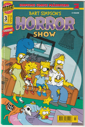 BART SIMPSON'S HORROR SHOW #3, Dino Comics/Bongo Comics 1999 COMICHEFT Z2 | eBay UK